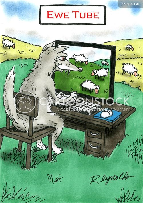 Flock Of Sheep Cartoons and Comics - funny pictures from CartoonStock
