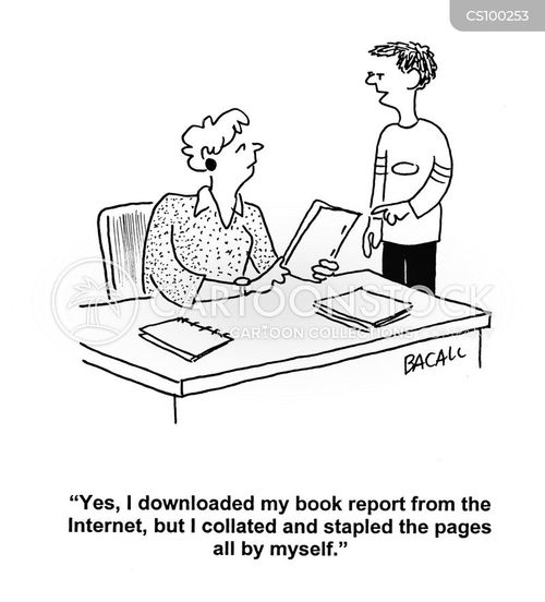 Book Report Cartoons and Comics - funny pictures from CartoonStock