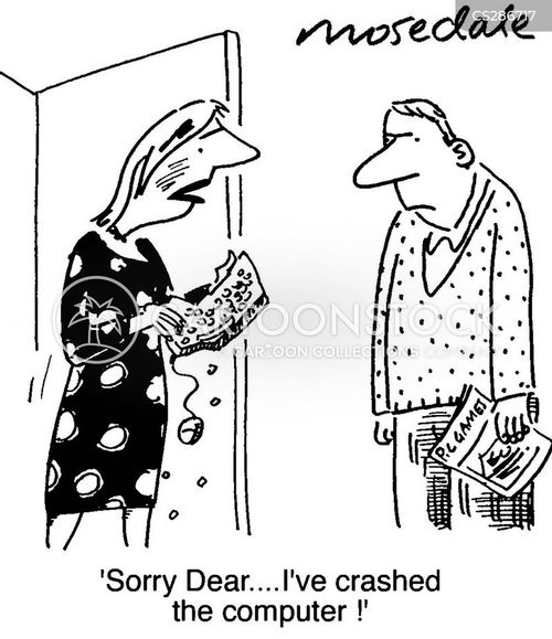 Computer Failure Cartoons and Comics - funny pictures from CartoonStock