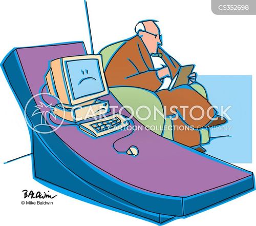 E-therapy Cartoons and Comics - funny pictures from CartoonStock