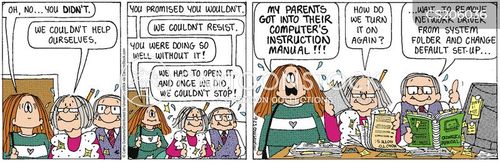 Computer Manuals Cartoons and Comics - funny pictures from CartoonStock
