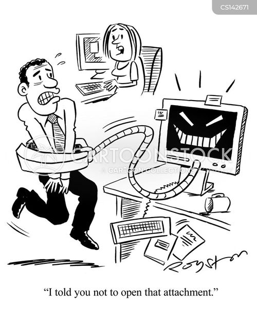 Trojan Horse Viruses Cartoons and Comics - funny pictures from CartoonStock