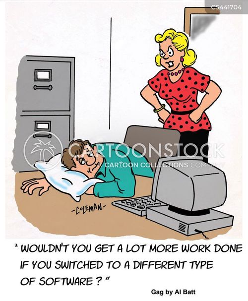 Software Program Cartoons and Comics - funny pictures from CartoonStock
