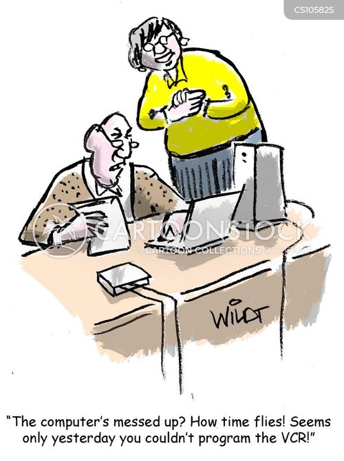 Video Recorder Cartoons and Comics - funny pictures from CartoonStock