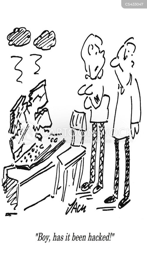 Hacked Cartoons and Comics - funny pictures from CartoonStock