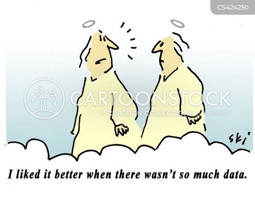 Data Cloud Cartoons and Comics - funny pictures from CartoonStock