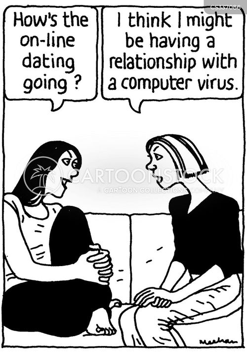 Online Dating Cartoons and Comics - funny pictures from CartoonStock