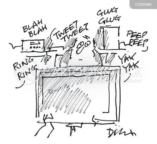 Networking Online Cartoons and Comics - funny pictures from CartoonStock