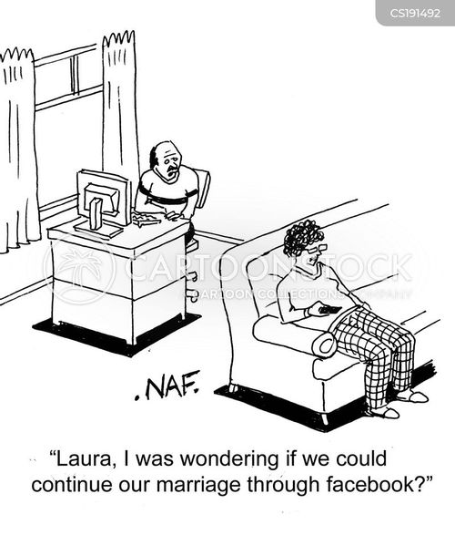 Cartoons und Karikaturen mit Soziales Netzwerk