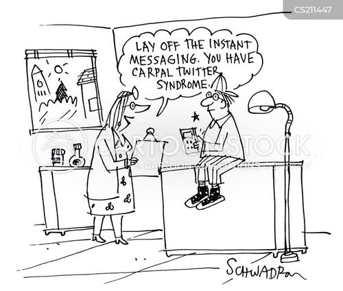 Carpal Tunnel Syndrome Cartoons and Comics - funny pictures from ...