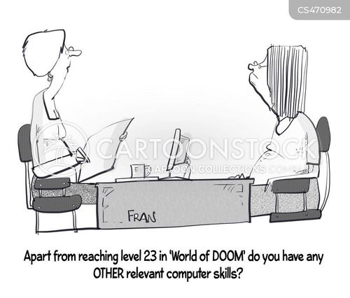 Job Skills Cartoons and Comics - funny pictures from CartoonStock