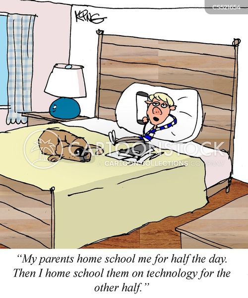 Home Schooling Cartoons and Comics - funny pictures from CartoonStock