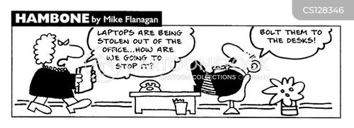 Lap Top Computer Cartoons and Comics - funny pictures from CartoonStock