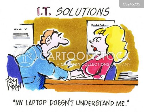 It Solution Cartoons and Comics - funny pictures from CartoonStock
