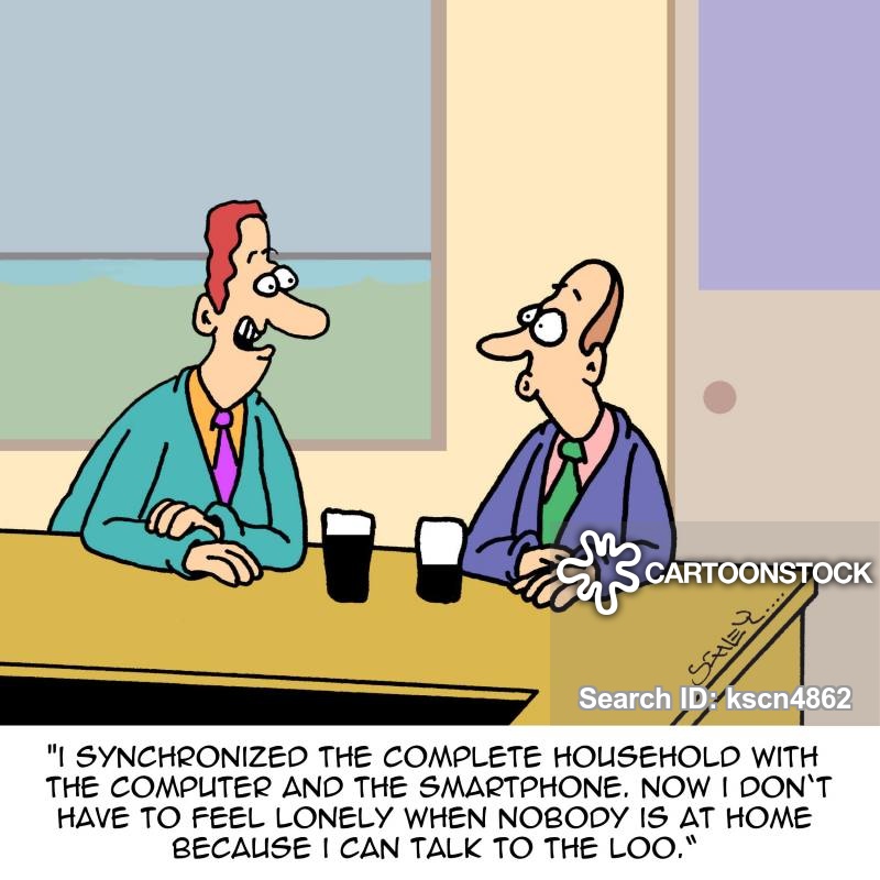 Smart House Cartoons and Comics - funny pictures from CartoonStock