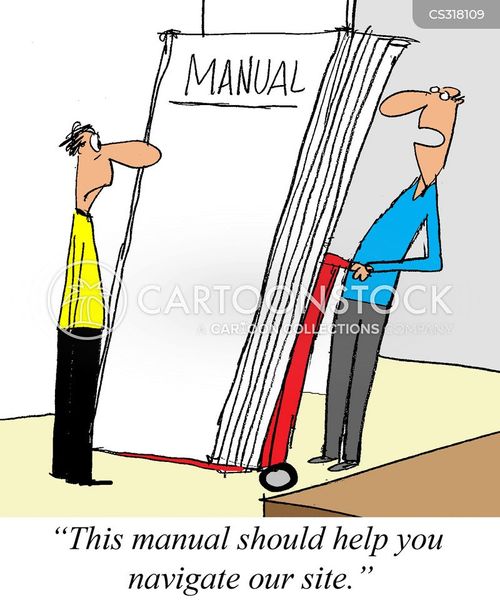Instruction Books Cartoons and Comics - funny pictures from CartoonStock
