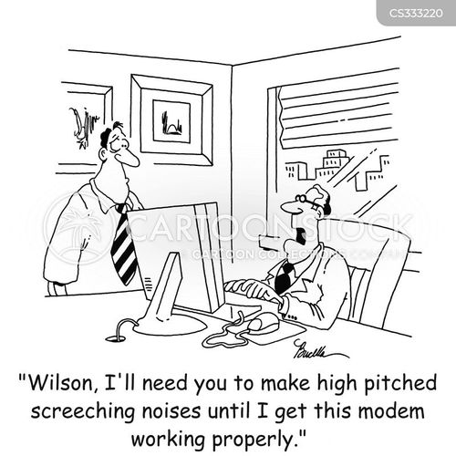 Modem Cartoons and Comics - funny pictures from CartoonStock