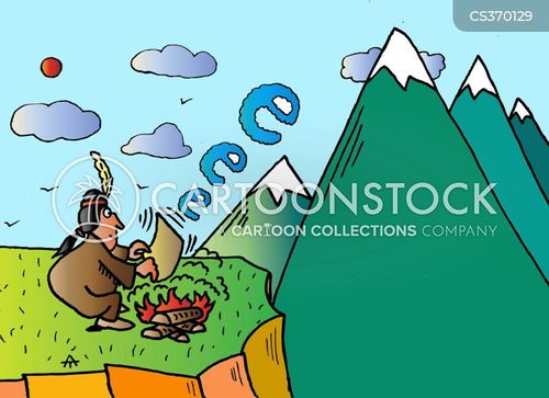 American Indian Cartoons and Comics - funny pictures from CartoonStock