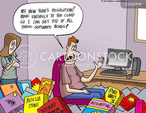 Software Package Cartoons and Comics - funny pictures from CartoonStock