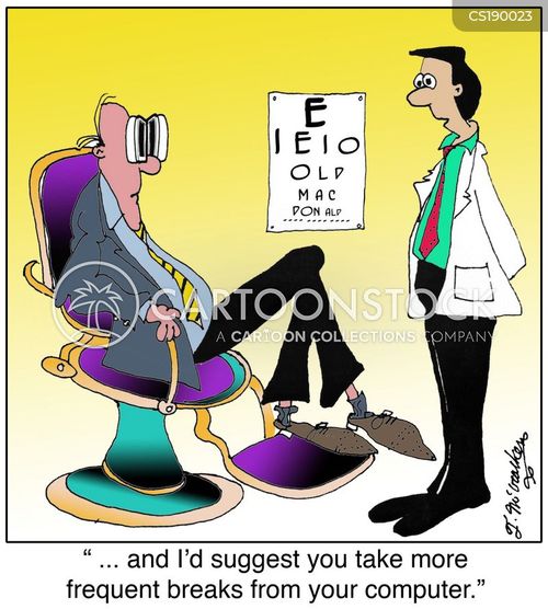 Eye Chart Cartoons and Comics - funny pictures from CartoonStock