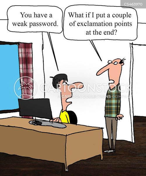Password Security Cartoons and Comics - funny pictures from CartoonStock