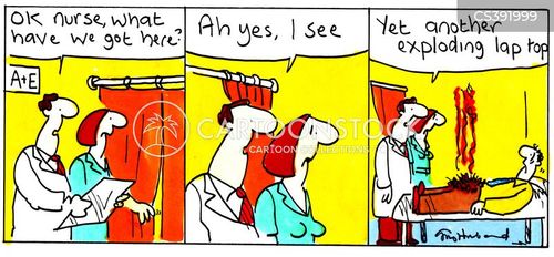 Computers Exploding Cartoons and Comics - funny pictures from CartoonStock