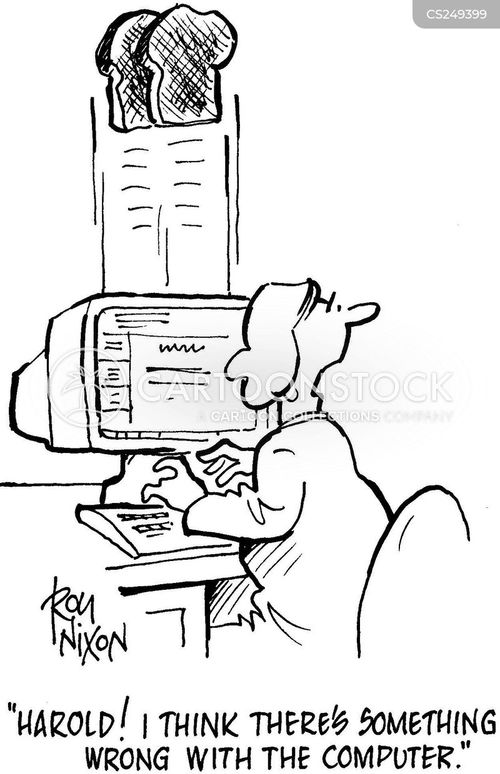 Technology Problems Cartoons and Comics - funny pictures from CartoonStock