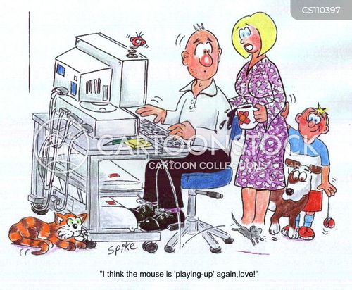 Mouse Power Cartoons and Comics - funny pictures from CartoonStock