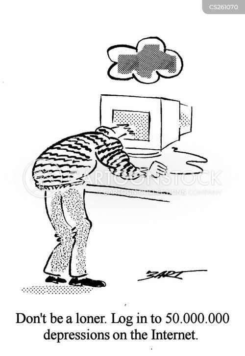 Loners Cartoons and Comics - funny pictures from CartoonStock