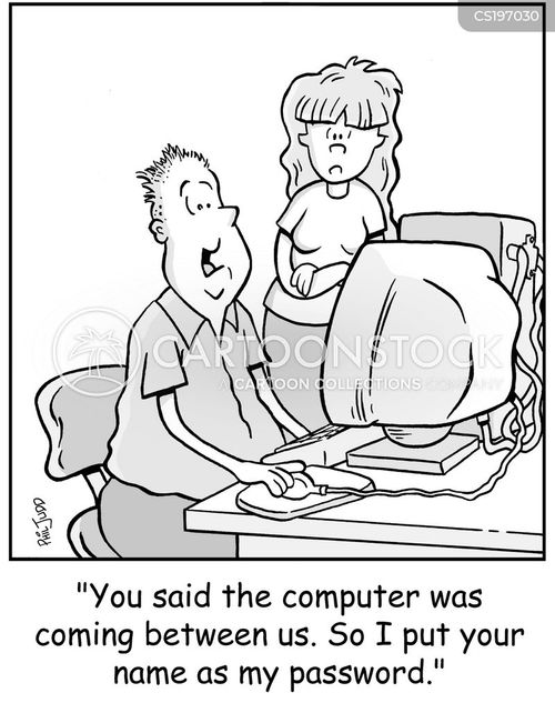 Funny Cartoon Password