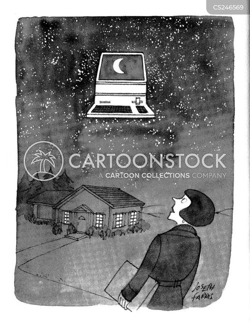 Night Skies Cartoons and Comics - funny pictures from CartoonStock