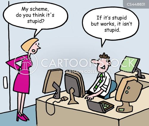 Stupid Ideas Cartoons and Comics - funny pictures from CartoonStock