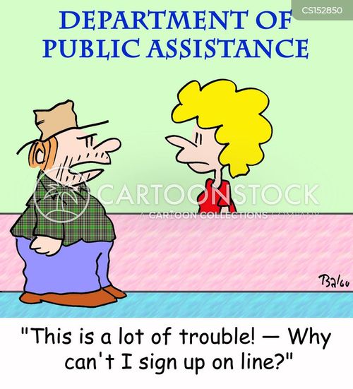 Sign Up Cartoons and Comics - funny pictures from CartoonStock