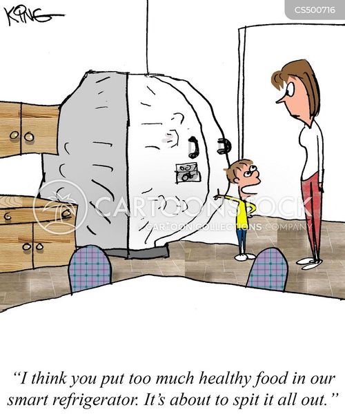 Fridge Cleaning Clip Art Funny Illustration Household Chores Cleaning