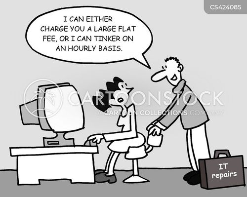 It Repair Cartoons and Comics - funny pictures from CartoonStock