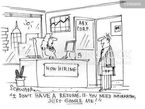 Getting Hired Cartoons and Comics - funny pictures from CartoonStock