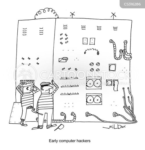 White Hat Hackers Cartoons and Comics - funny pictures from CartoonStock