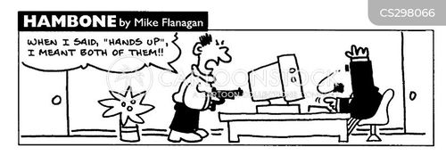 Executive Robbery Cartoons and Comics - funny pictures from CartoonStock