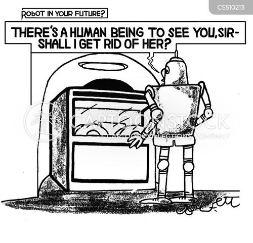 Robots Vs Humans Cartoons and Comics - funny pictures from CartoonStock