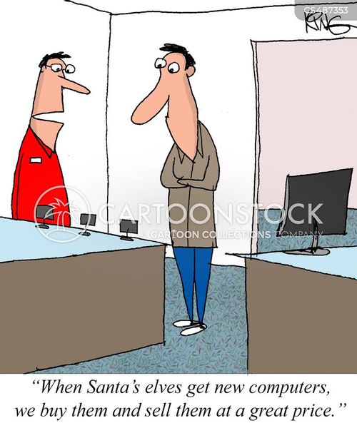 Computer Shop Cartoons and Comics - funny pictures from CartoonStock