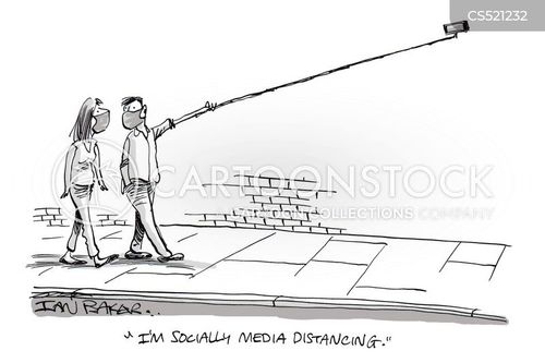Socially Distancing Cartoons and Comics - funny pictures from CartoonStock