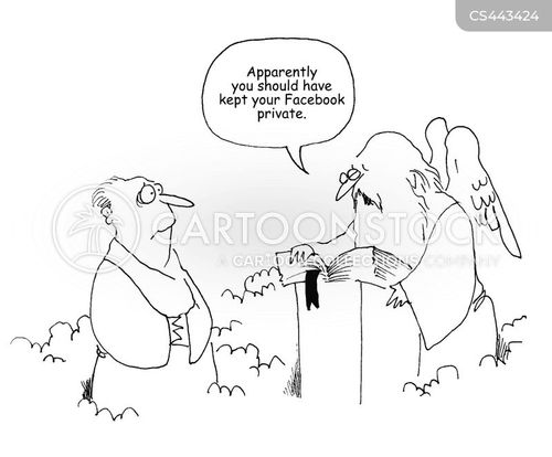 Privacy Settings Cartoons and Comics - funny pictures from CartoonStock