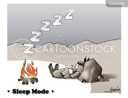 Sleep Mode Cartoons and Comics - funny pictures from CartoonStock