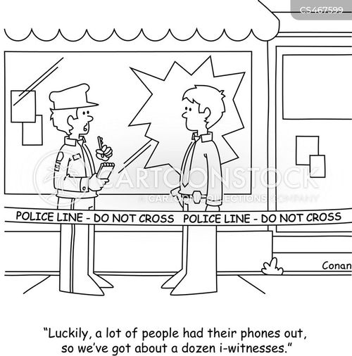 Witness Statement Cartoons and Comics - funny pictures from CartoonStock