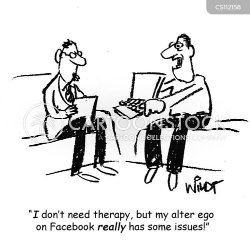 Alter Ego Cartoons and Comics - funny pictures from CartoonStock