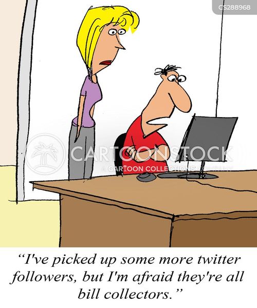 Bill Collector Cartoons and Comics - funny pictures from CartoonStock