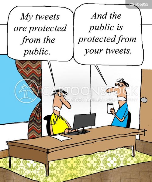 Privacy Settings Cartoons and Comics - funny pictures from CartoonStock