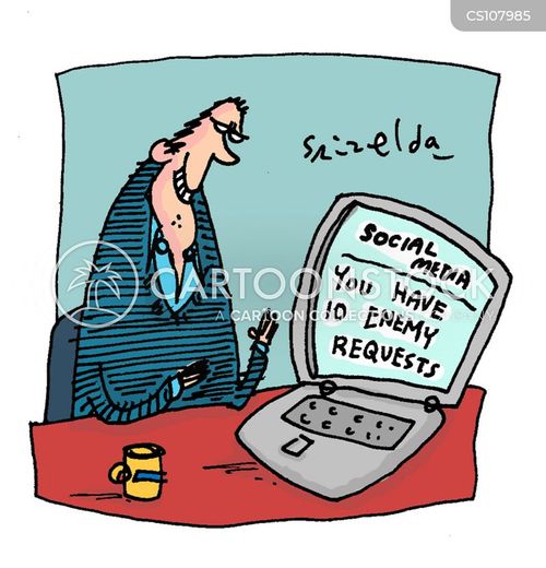 Social Media Etiquette Cartoons and Comics - funny pictures from ...