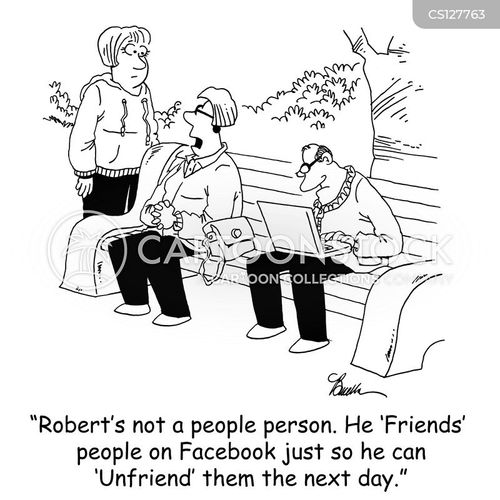 Unfriend Cartoons and Comics - funny pictures from CartoonStock