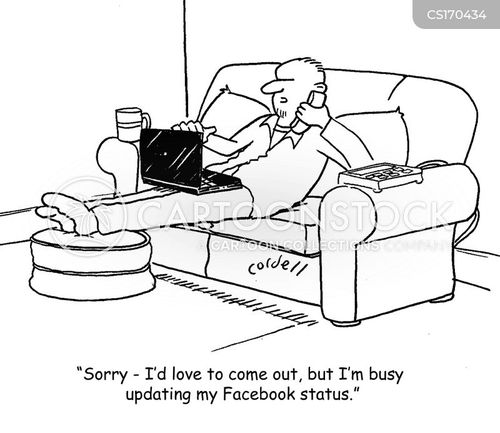 Status Update Cartoons and Comics - funny pictures from CartoonStock